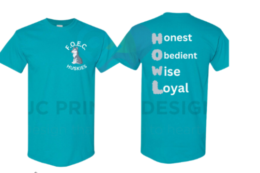 Double-sided Faith Outreach Education Center T-shirt – DJC Print and Design